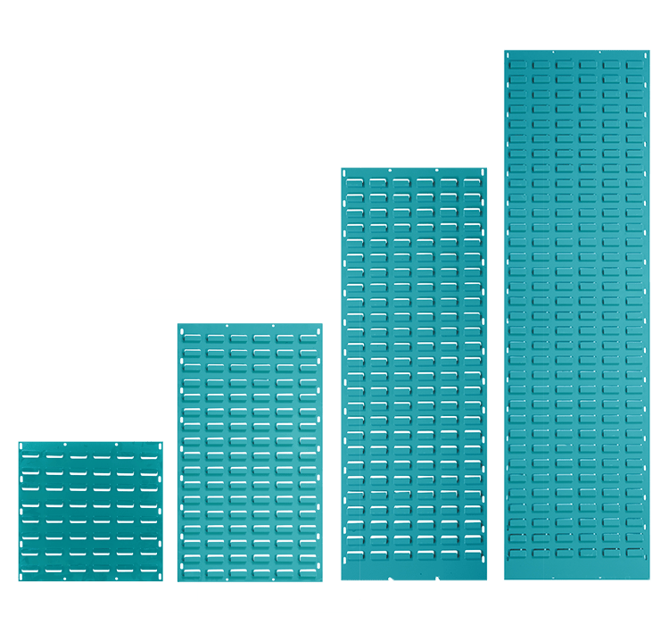 Teal Louvre Panels | Linbin® Storage Bins & Kits