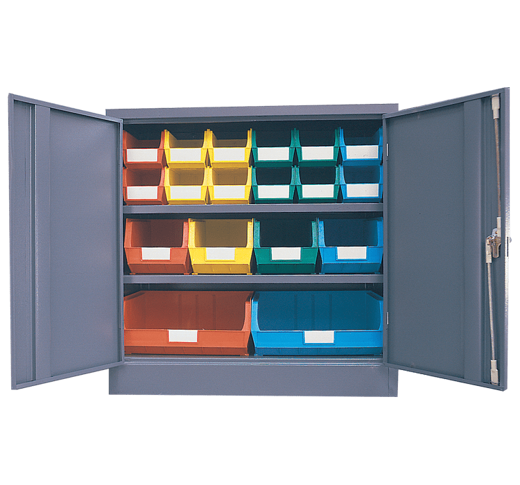 Linbin® Storage Bin Half Size Cabinet Kit 2 | Linbin® Storage Bins & Kits