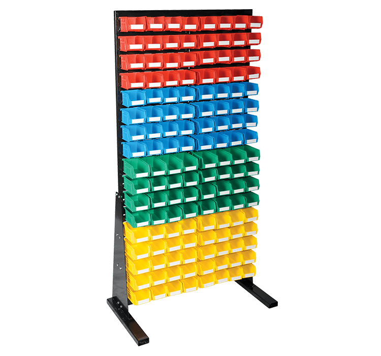 Black - Single-sided - Freestanding Ready To Go Kit 1 | Linbin® Storage ...