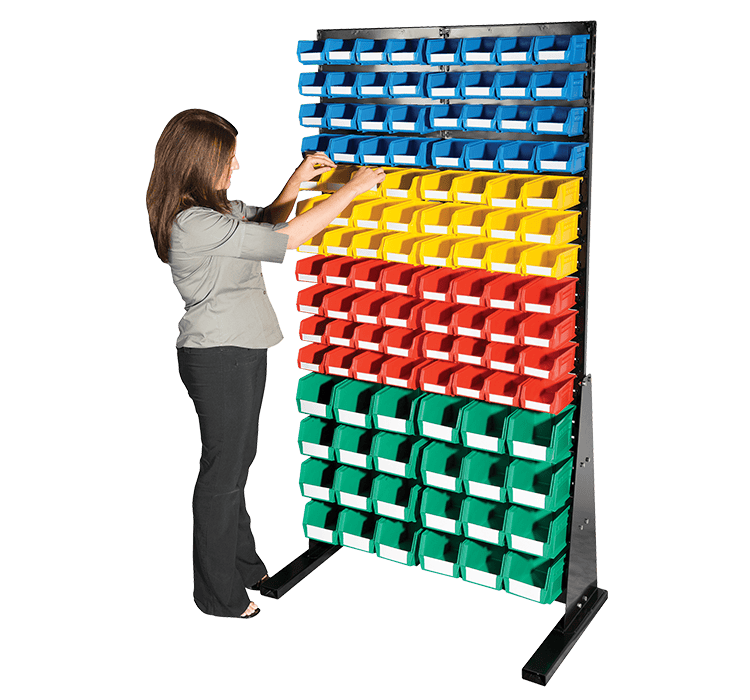 Black - Single-sided - Freestanding Ready To Go Kit 2 | Linbin® Storage ...