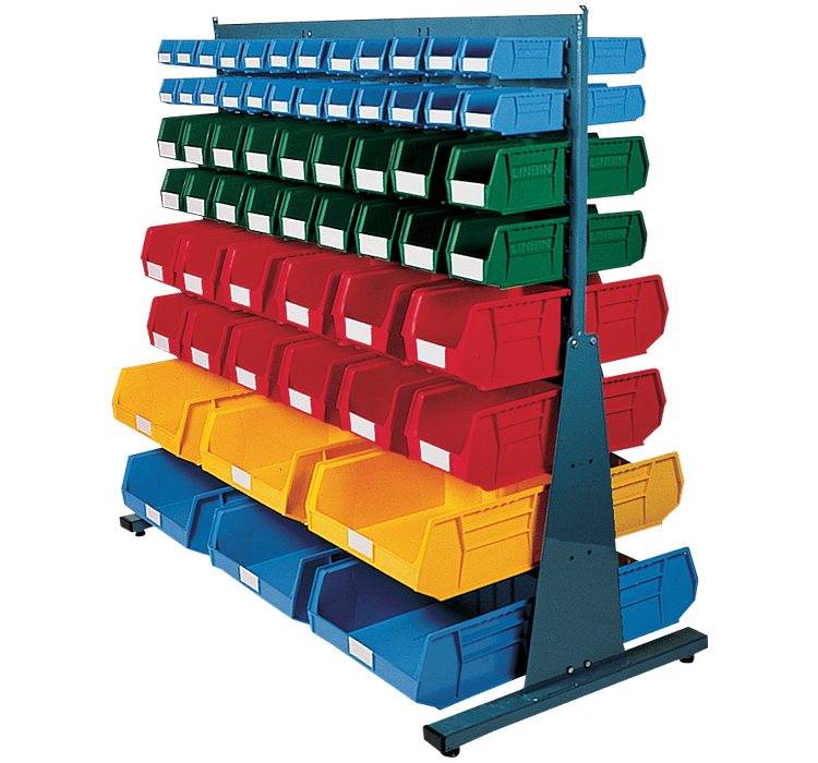 Single-sided - Freestanding Ready To Go Kit 4 | Linbin® Storage Bins & Kits