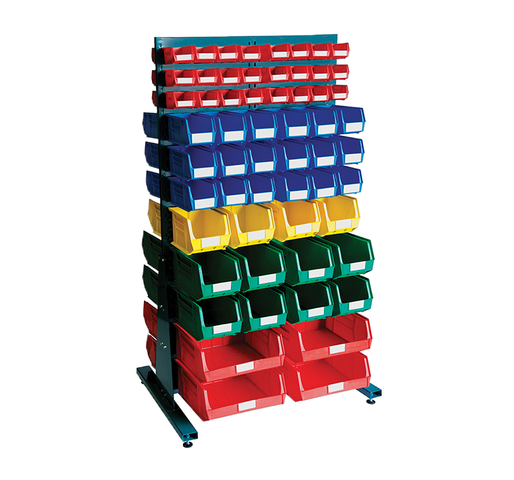 Double-sided - Freestanding Ready To Go Kit 1 | Linbin® Storage Bins & Kits