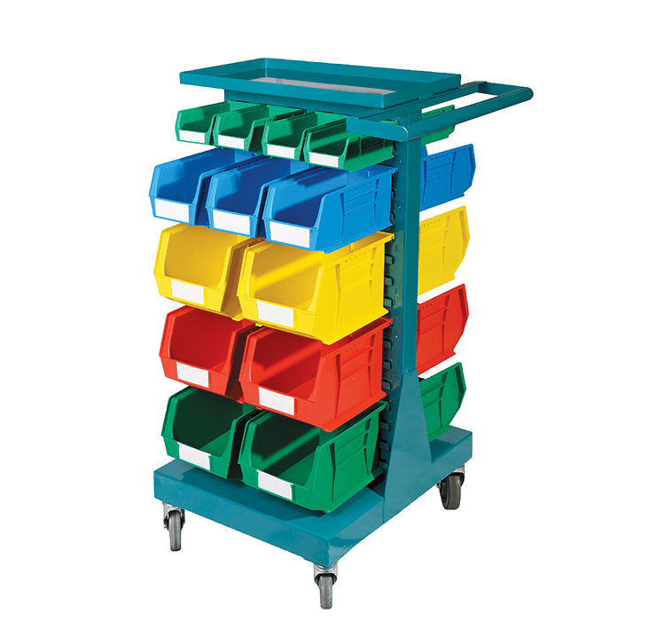 Linbin® Storage Bin Trolley Kit 2 | Linbin® Storage Bins & Kits